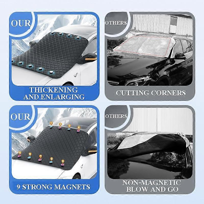 Car Windscreen Cover for Nissan Qashqai 20162025 Magnetic Front Window ...