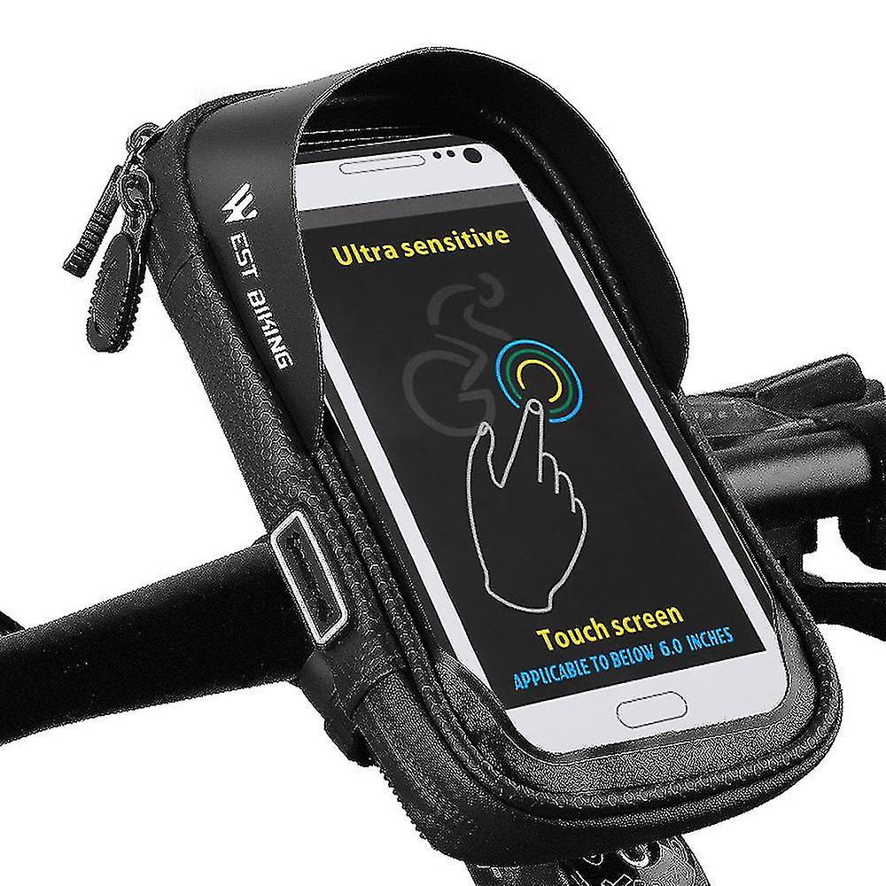 Waterproof Bike Phone Holder, Universal Smartphone Holder Bike Bag For ...
