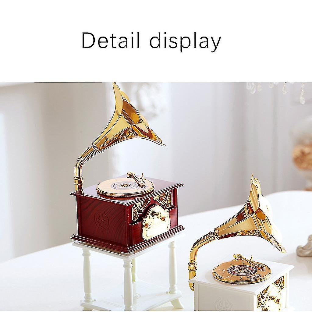 Antique Classical Retro Gramophone Music Box Home Decoration Creative ...