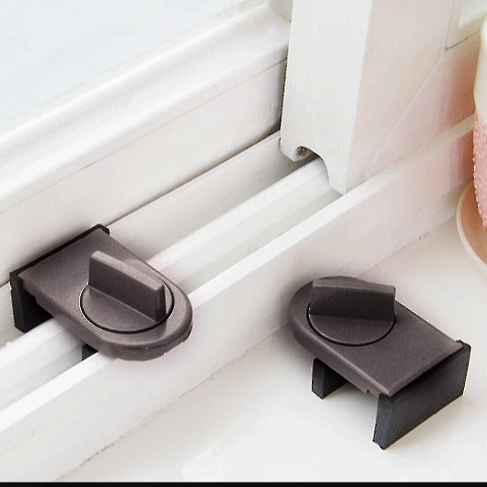 Sliding Sash Stopper Window Safety Lock For Door Frame Cabinet Locks ...