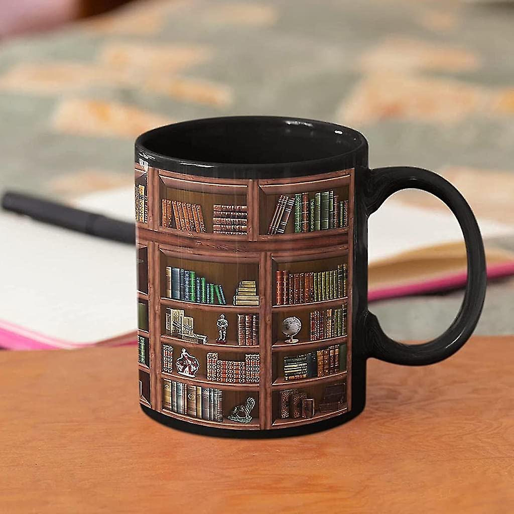 C-handle Coffee Mug Reading Literary Motivational Novelty Library ...