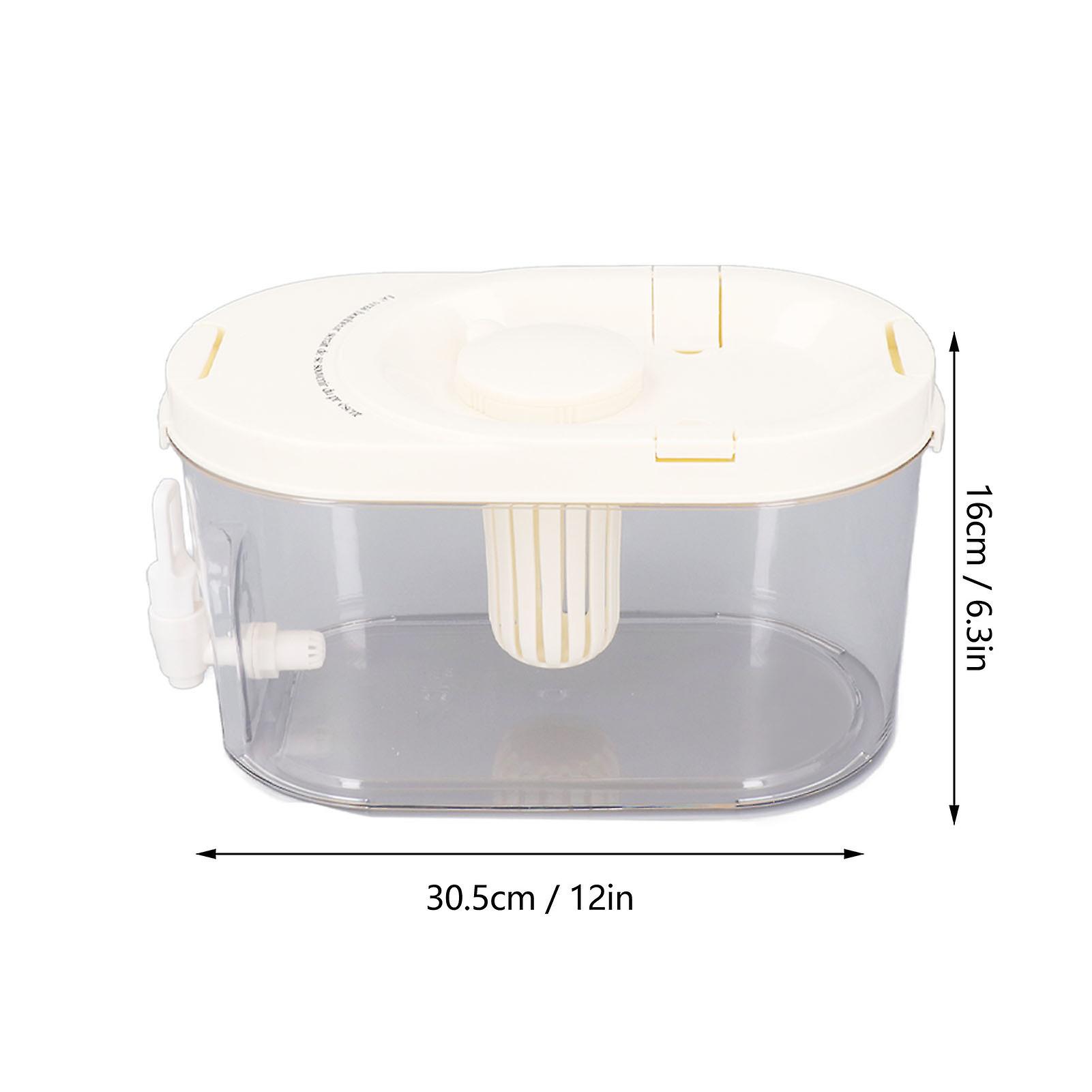 4l Beverage Drink Dispenser With Faucet Lid Dual Filtration Water Juice ...