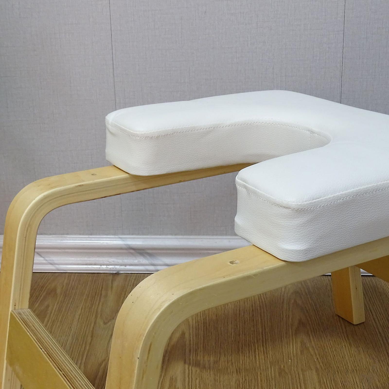 Yoga Headstand Bench with Wood Frame 200kg Load Bearing Yoga Inversion ...