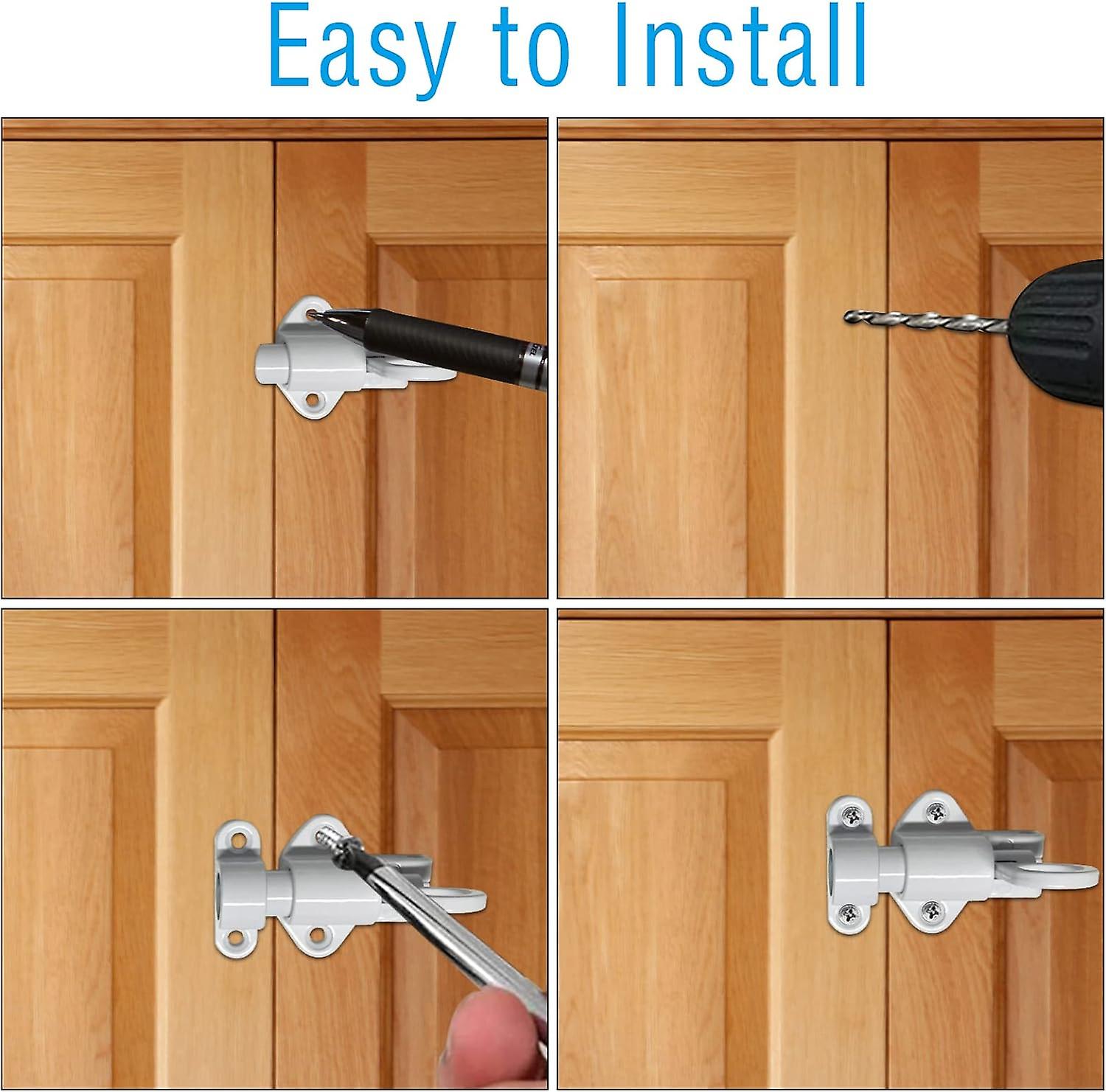 Pieces Aluminum Latch, Bounce Lock, Spring Bounce Latch Latch, for ...