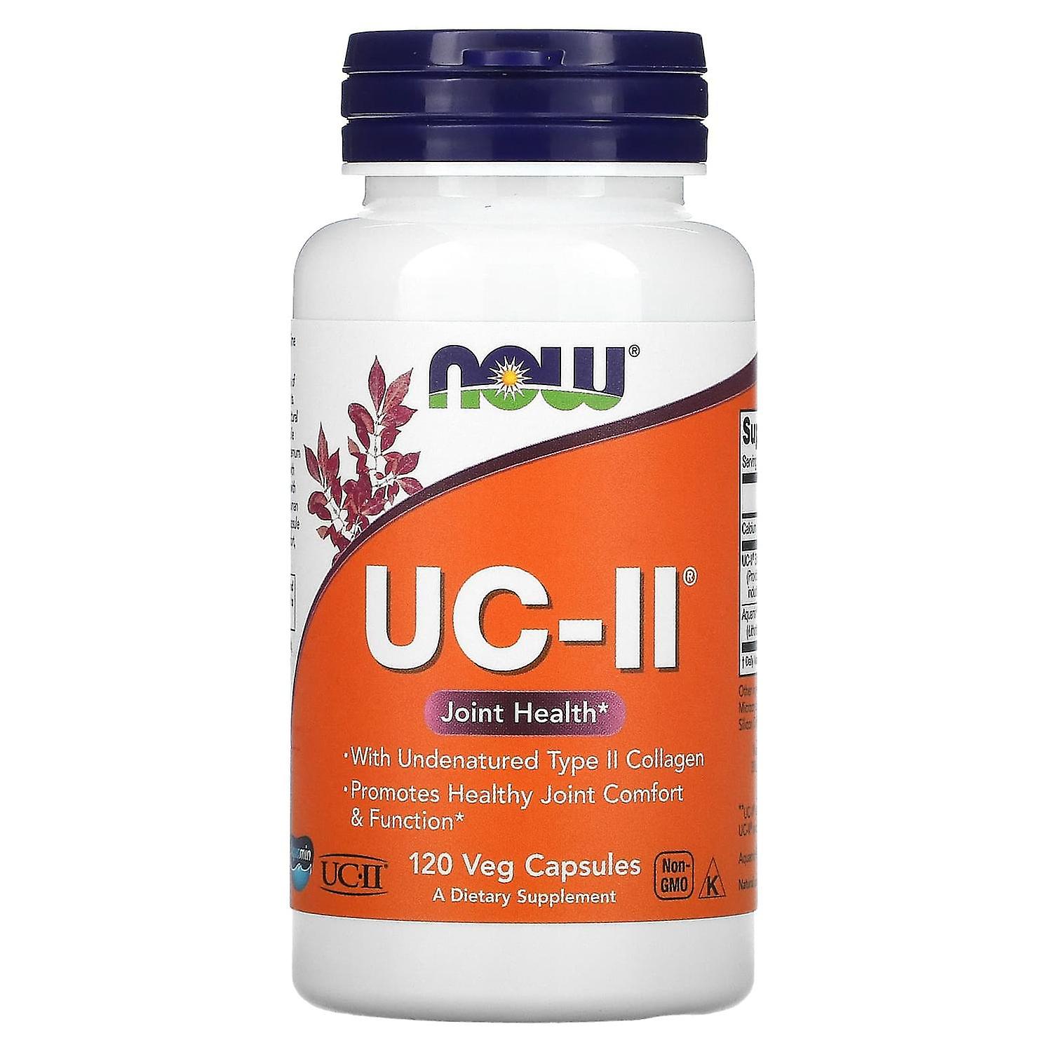 NOW Foods, UC-II Joint Health with Undenatured Type II Collagen, 120 ...