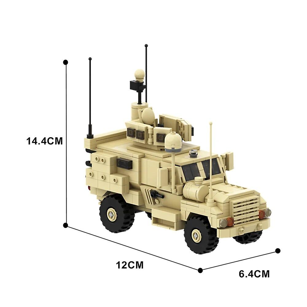 Moc Military Mrap Adults Building Blocks Army Anti Ambush Attack ...