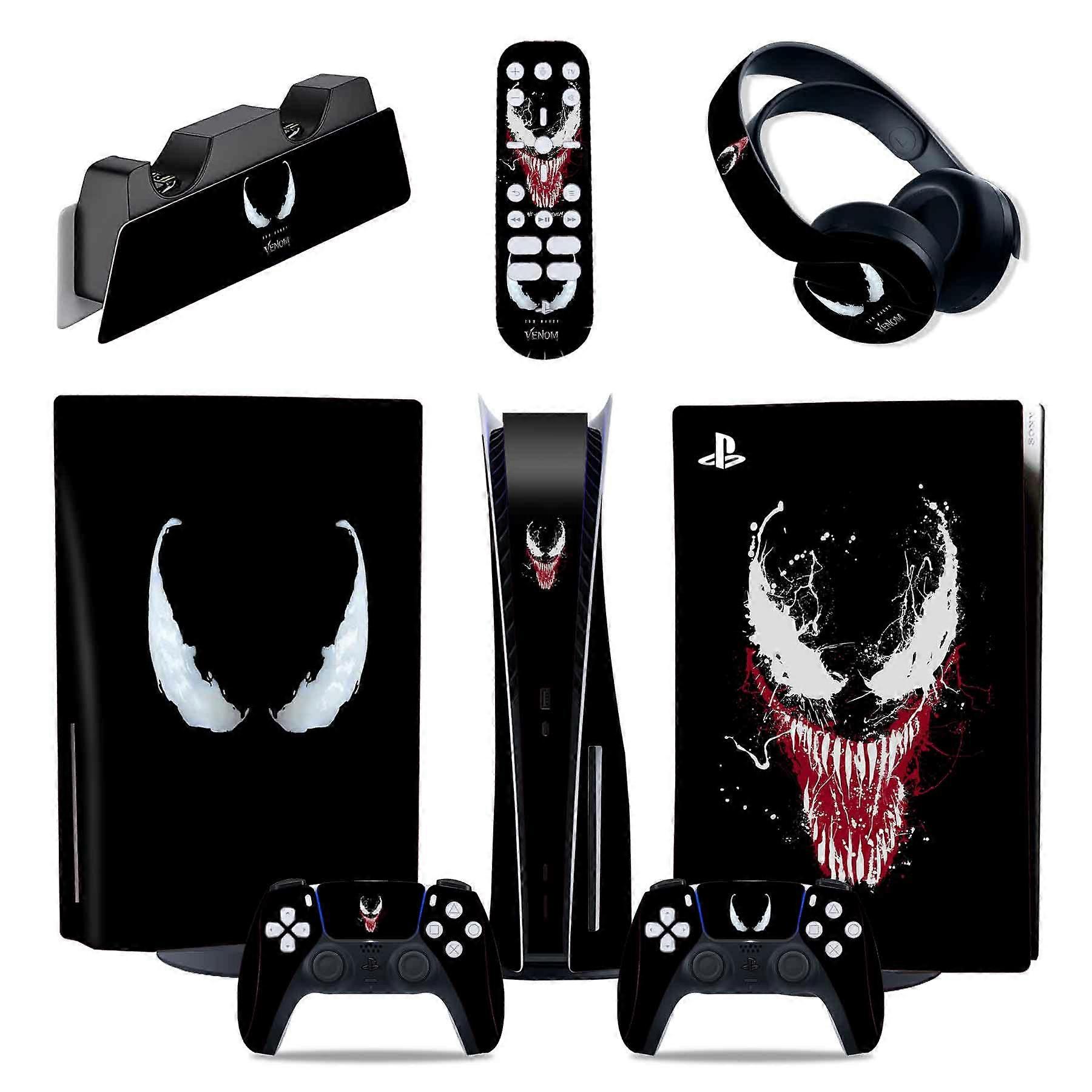 Venom 5-in-1 Ps5 Standard Disc Edition Sticker Set, Skin, Skin, Decal ...