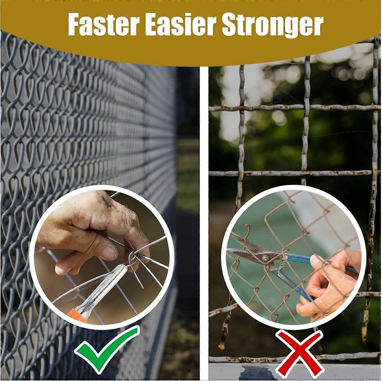 Wire Fence Clip Bender, Steel T Post Clips Tool 3 Holes Wire Twister ...