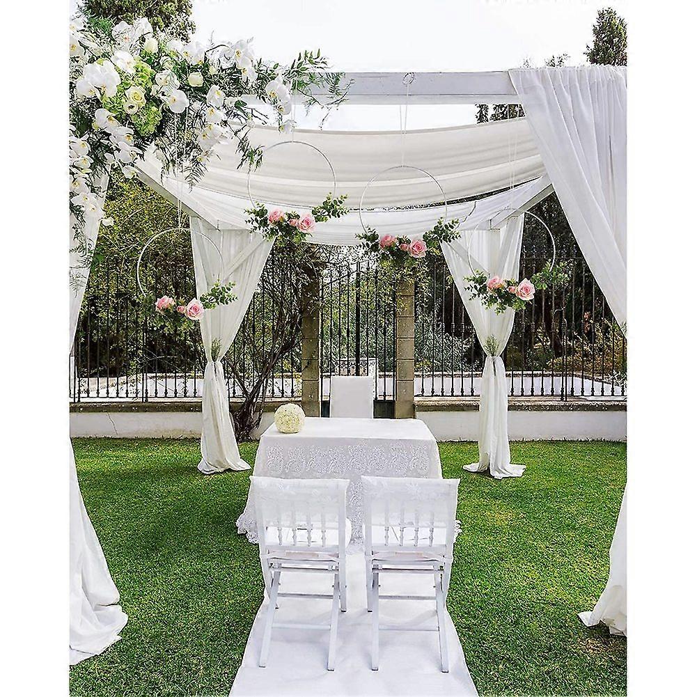 Metal Ring Hoops Macrame Hoops Steel Floral Craft Rings for Making ...