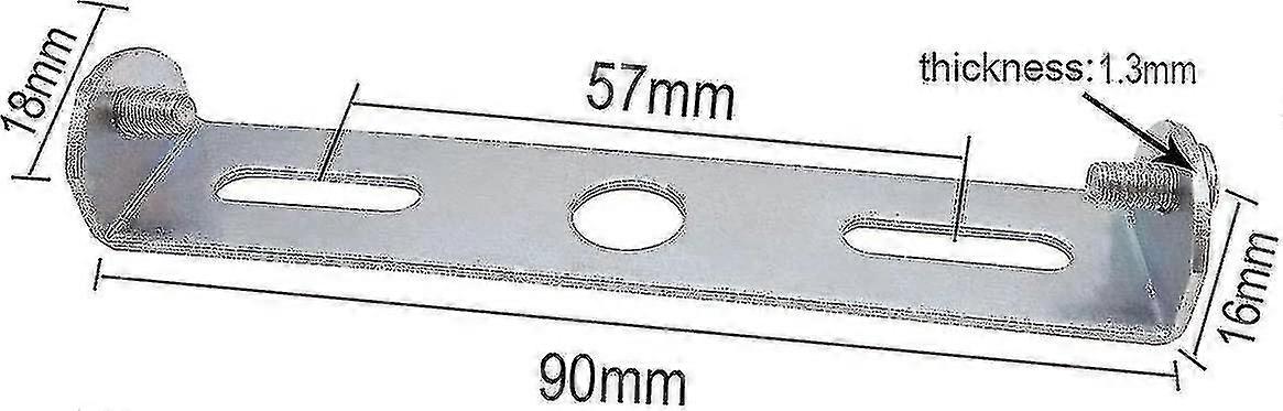 4 Pack Lighting Fixture Ceiling Plate Bracket 90mm Earthed With Screws ...