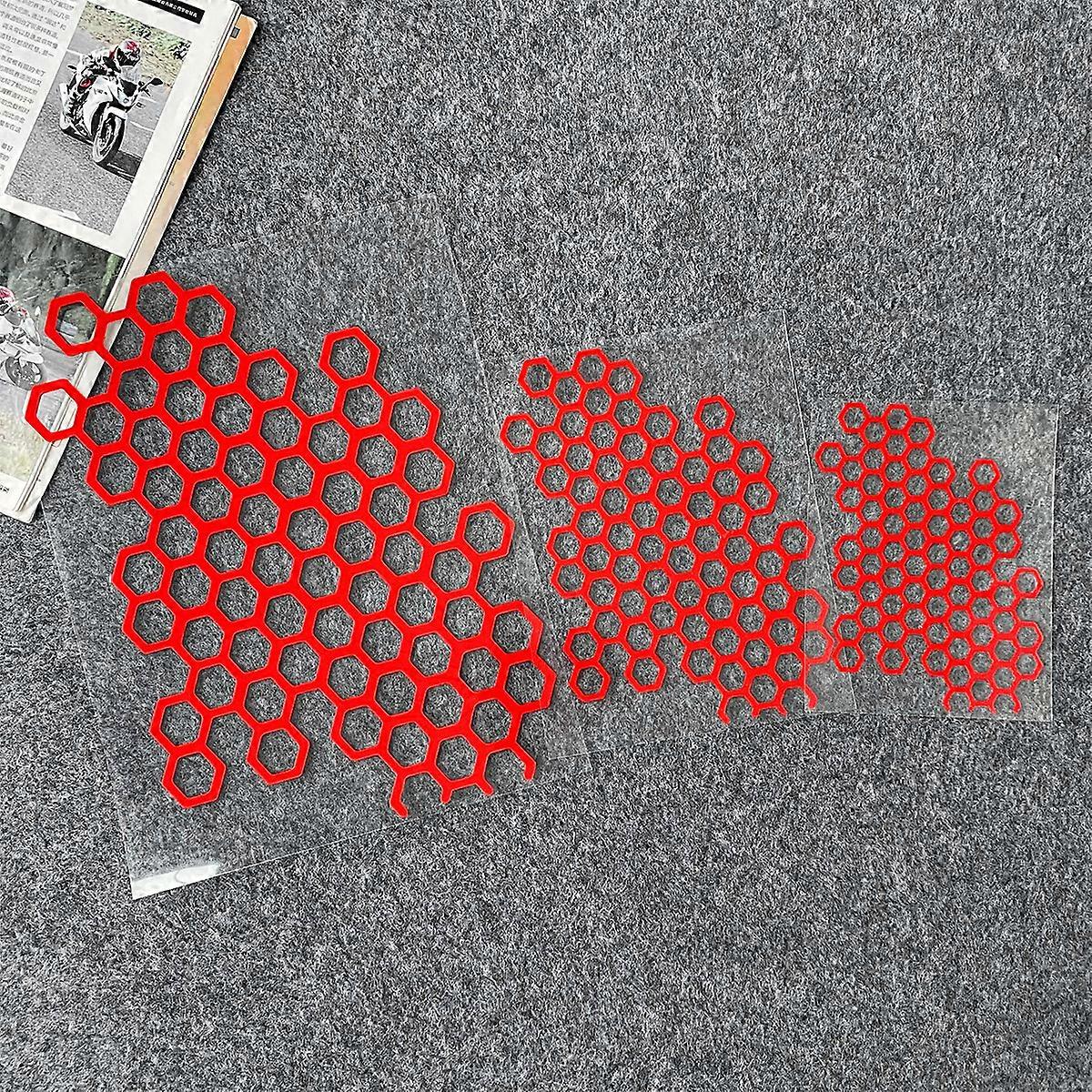 Honeycomb Sticker Car Bumper Sticker Helmet Reflrctive Decal Motorcycle ...