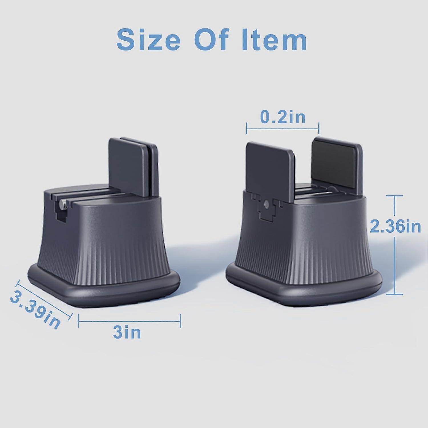 Adjustable Bed Risers with Screw Clamp,Fits Legs Width from 0-2.36 Inch ...