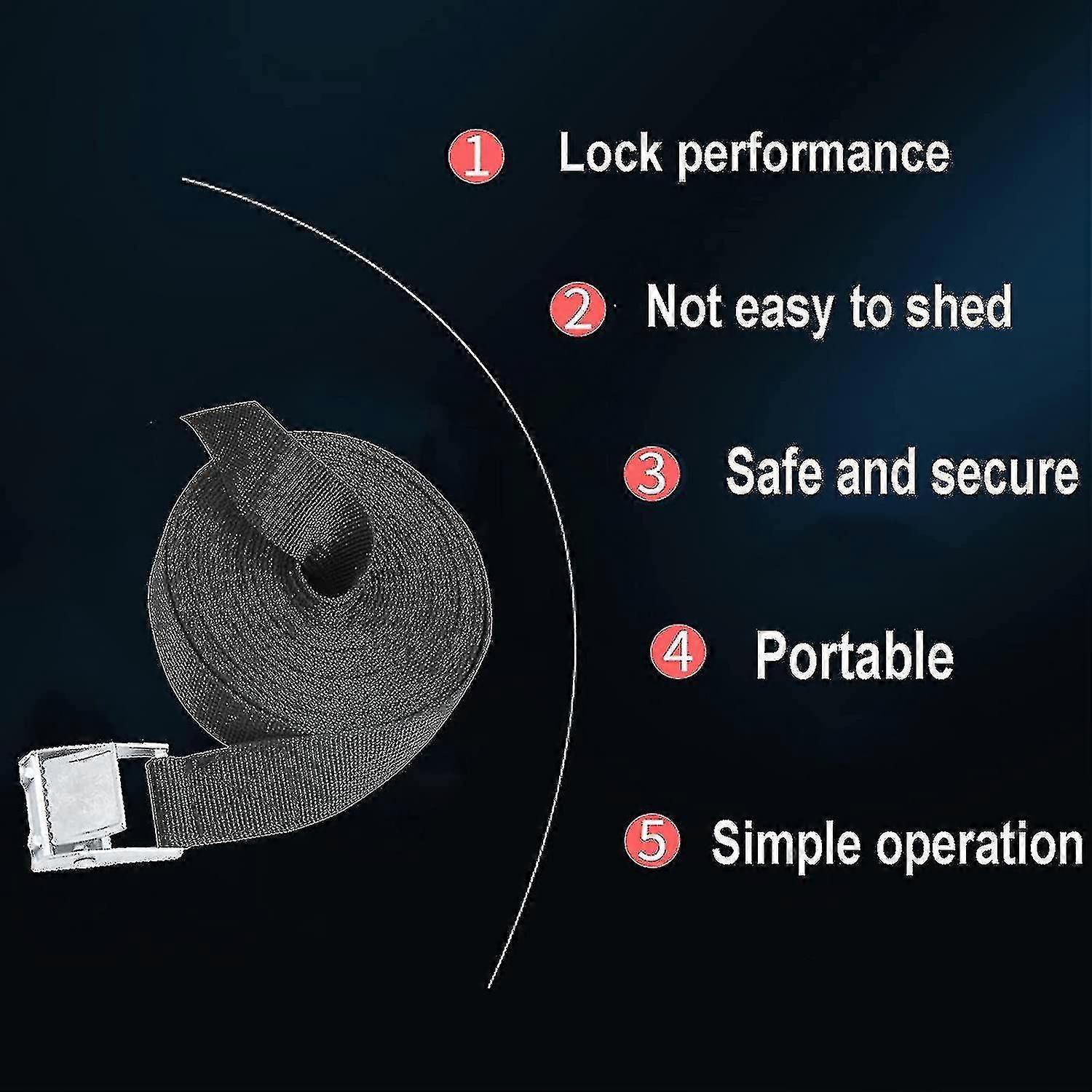 Ratchet Tensioner Claw Strap Lashing Straps Fixing Strap-tightening Straps 6 | Fruugo SE