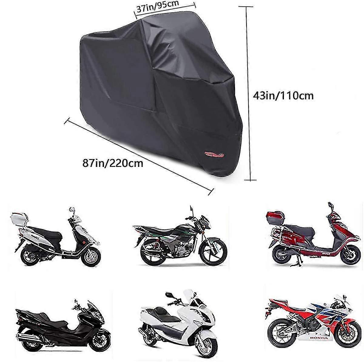 Motorcycle Cover Waterproof Outdoor Motorbike Scooter Cover Water Dust ...