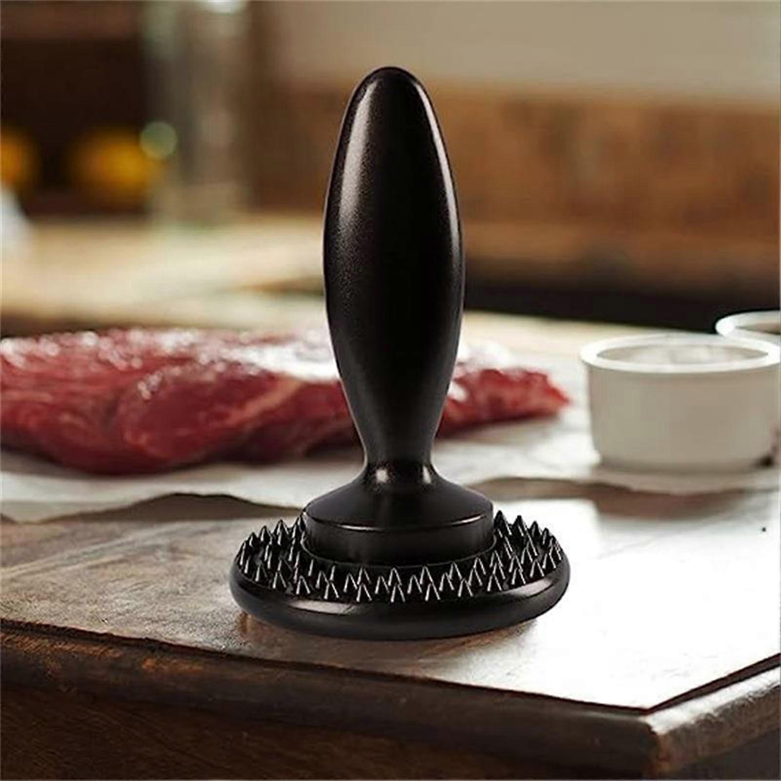 Double Sided Meat Tenderizer Ergonomic Handle Non-stick Pressing Tool ...