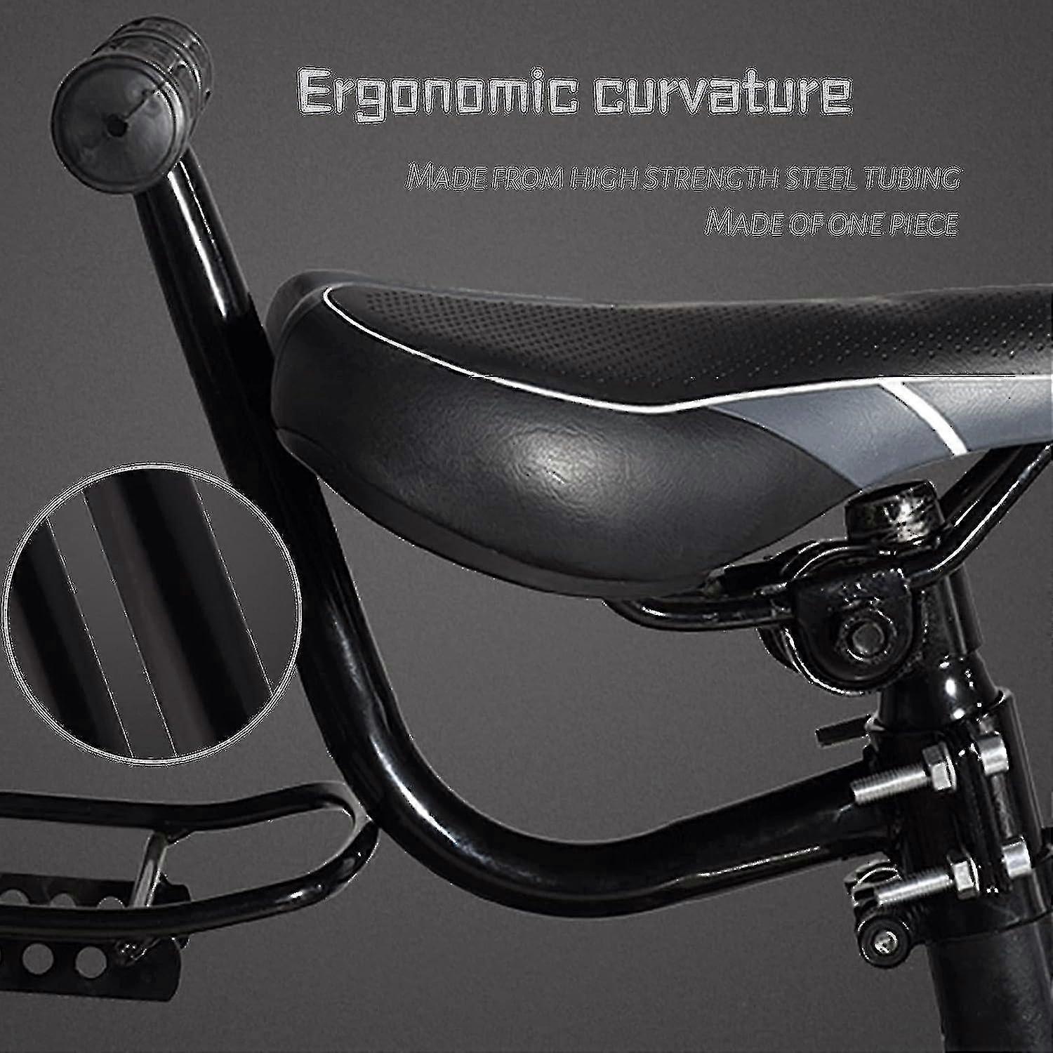 Comfortable Bicycle Rear Seat with Backrest and Armrest for Children ...