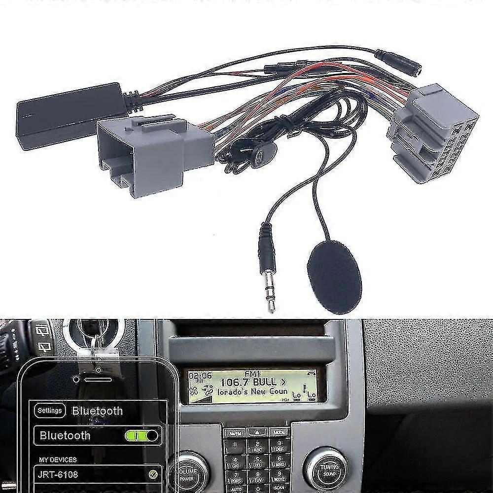 Handfree bil Bluetooth-modul AUX Adapter för Volvo C30 S40 V40 V50 S60 S70 C70 V70 XC70 S80 XC90 ...