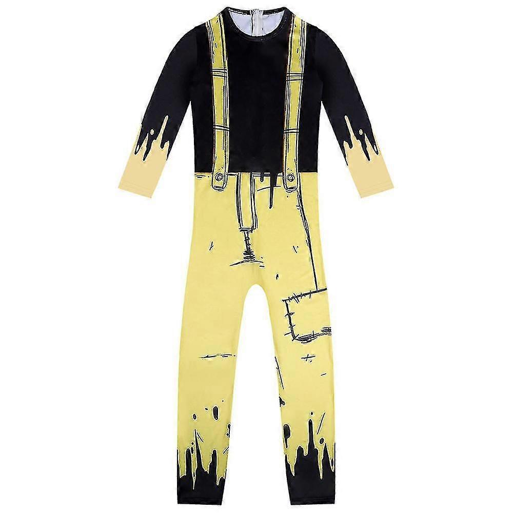 halloweenBendy And The Ink Machine Cosplay Outfit Kids Boys Halloween ...