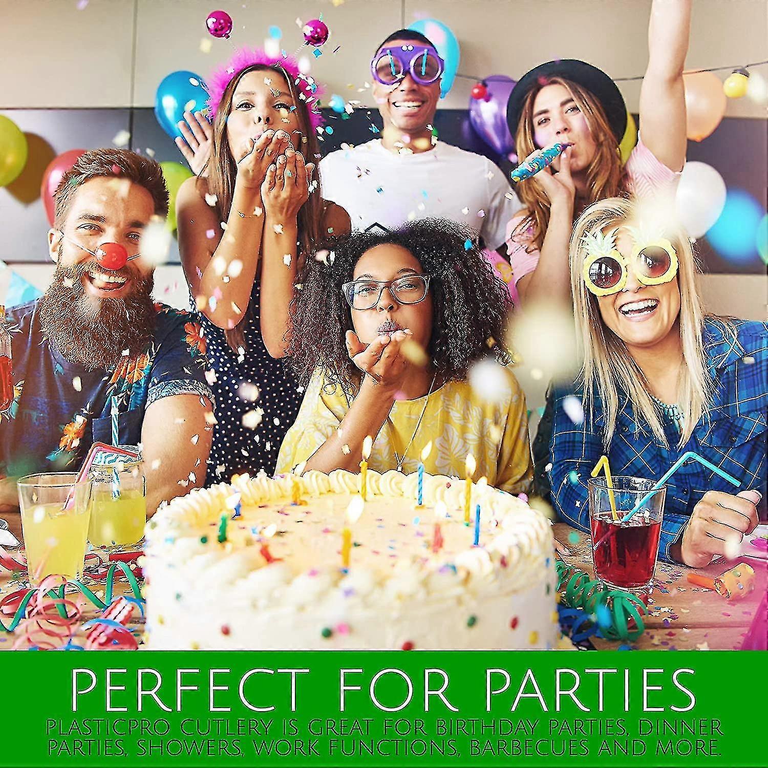 Disposable Clear Plastic Cutlery Disposable Utensils (compatible Withks ...