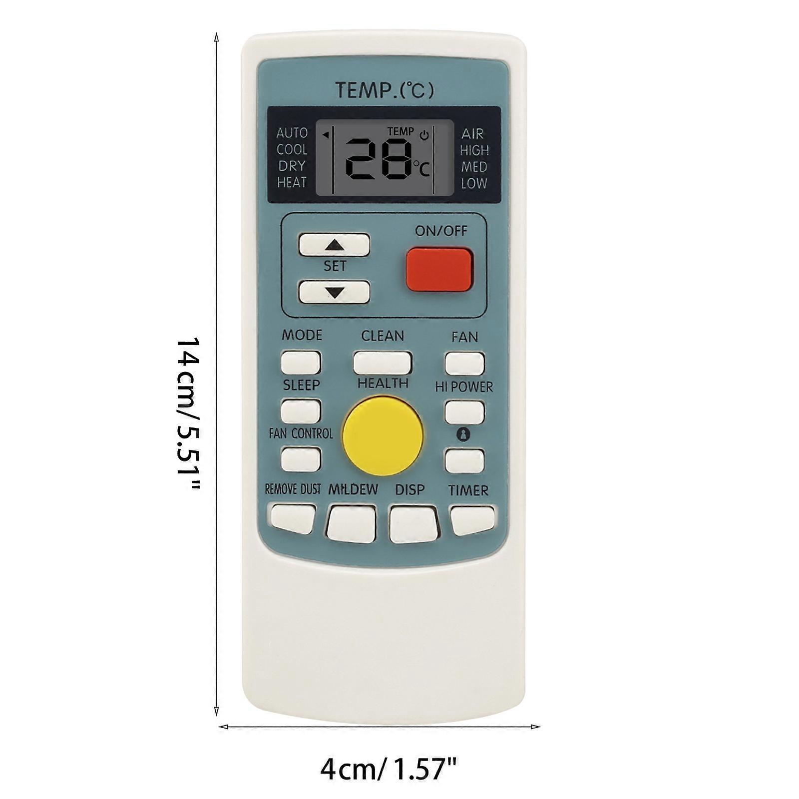 Universal Air Conditioner Remote Control Replacement AUX009 for Aux YKR ...
