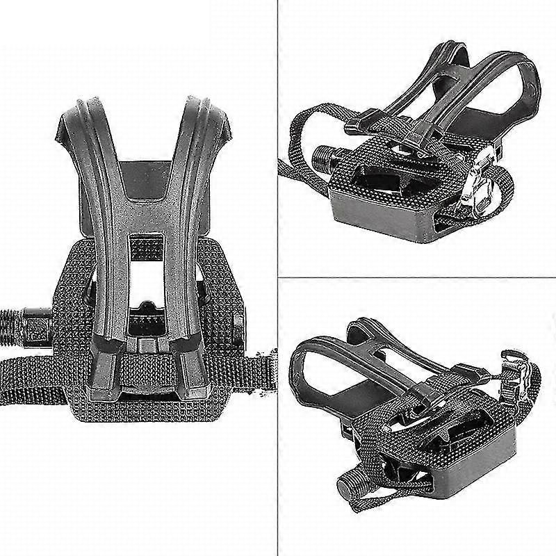 Spinning Bike Pedal Aluminum Alloy Spd Pedal With Toe Clips & Cleats ...