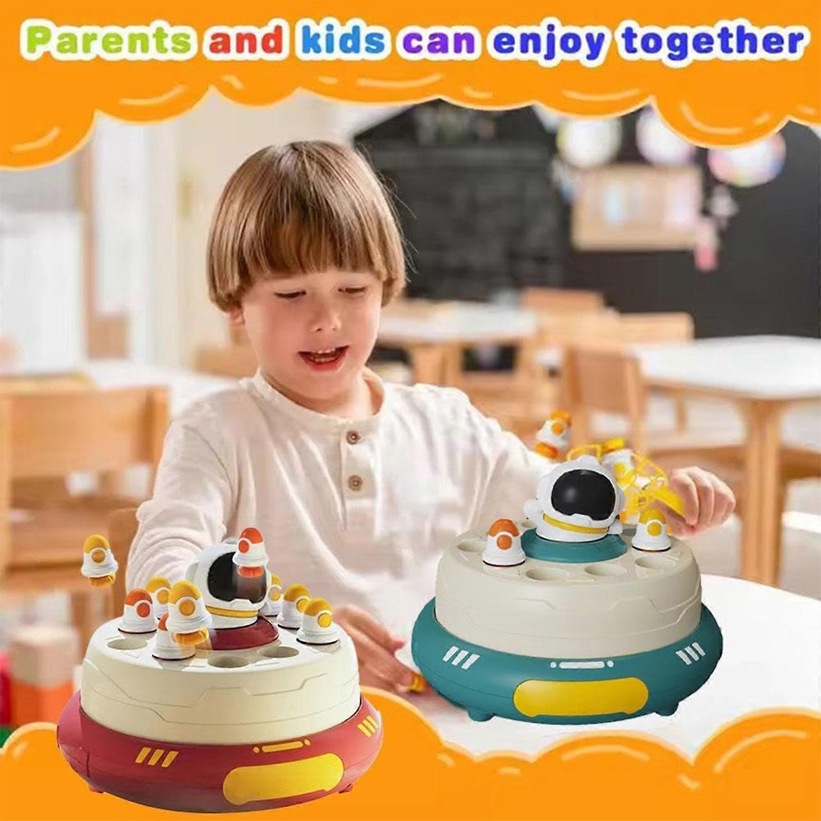 Bouncing Rocket Catcher Toy Focus Training Parent-child Interactive ...