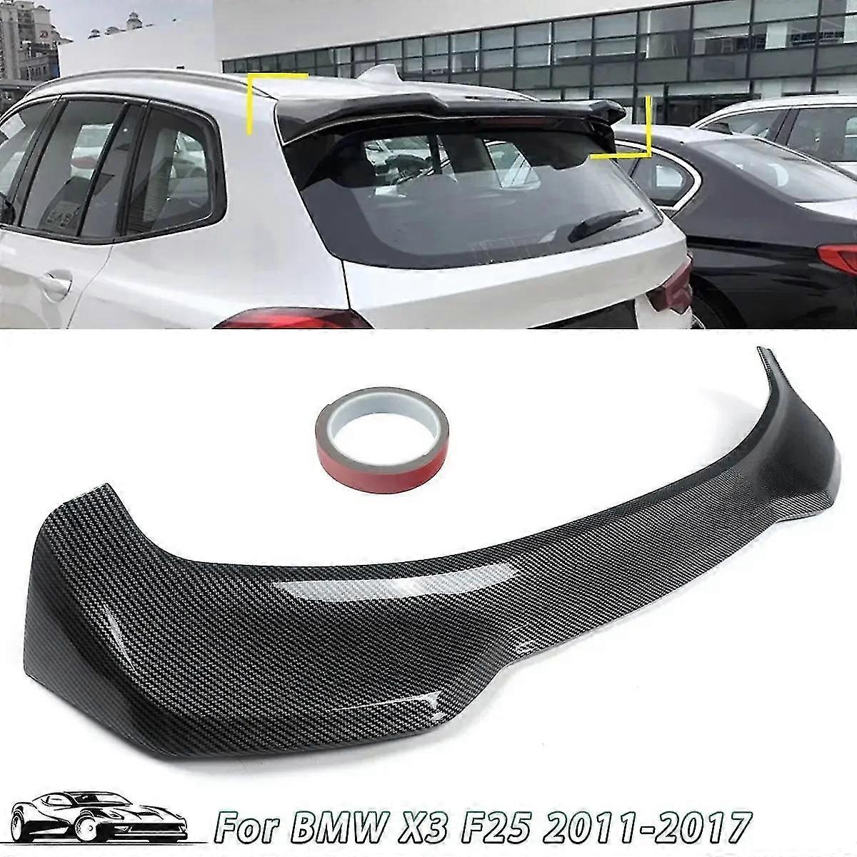 Carbon Fiber Look Rear Roof Spoiler Wing Lip For 2011-2017 BMW X3 F25 ...