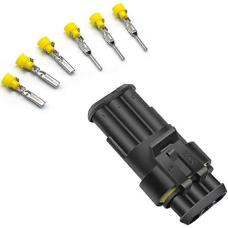 3 Pin Way Car Waterproof Electrical Connector, Plug Automotive 1.5mm ...