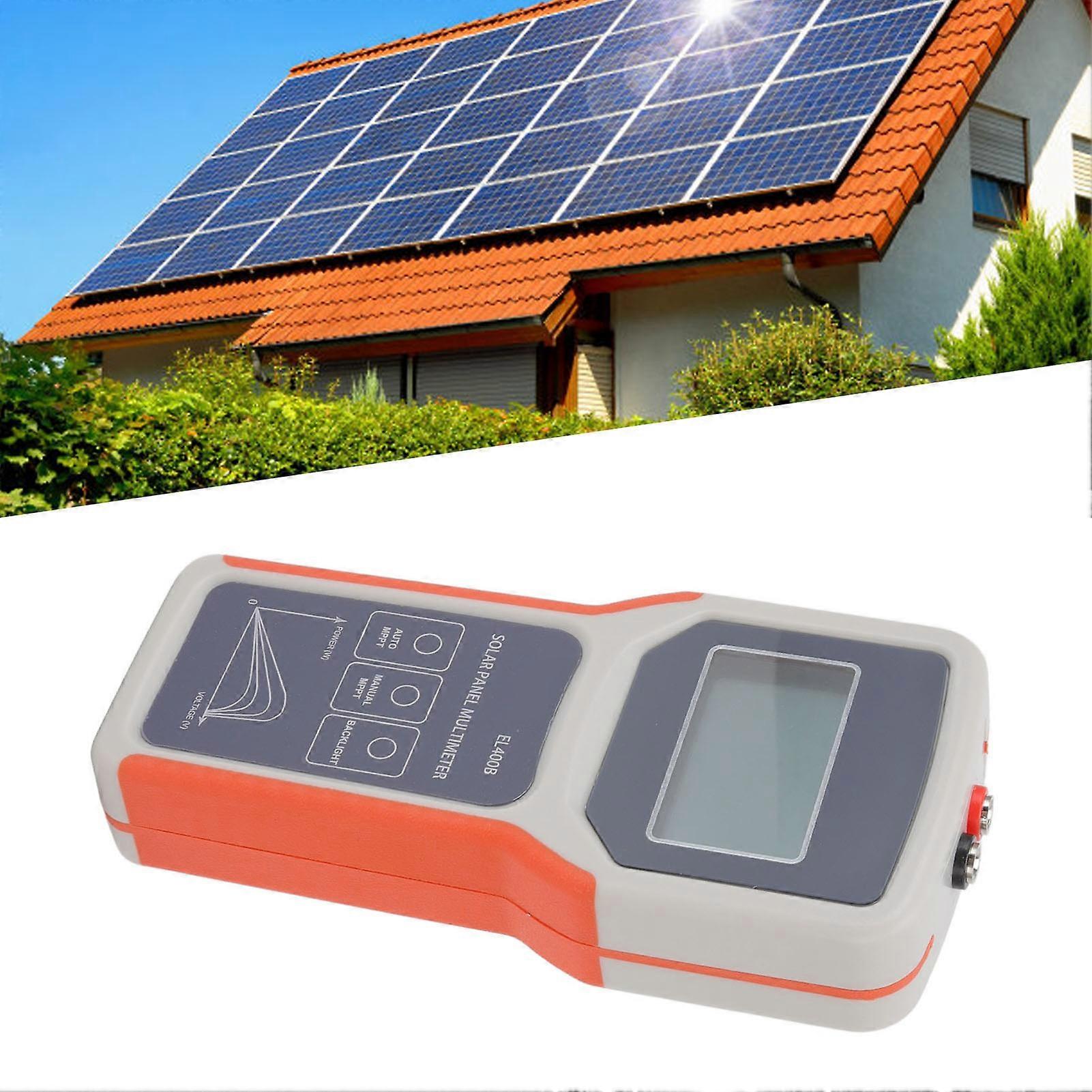 Upgraded LCD Solar Panel Multimeter Multifunctional LCD Solar PV Panel ...