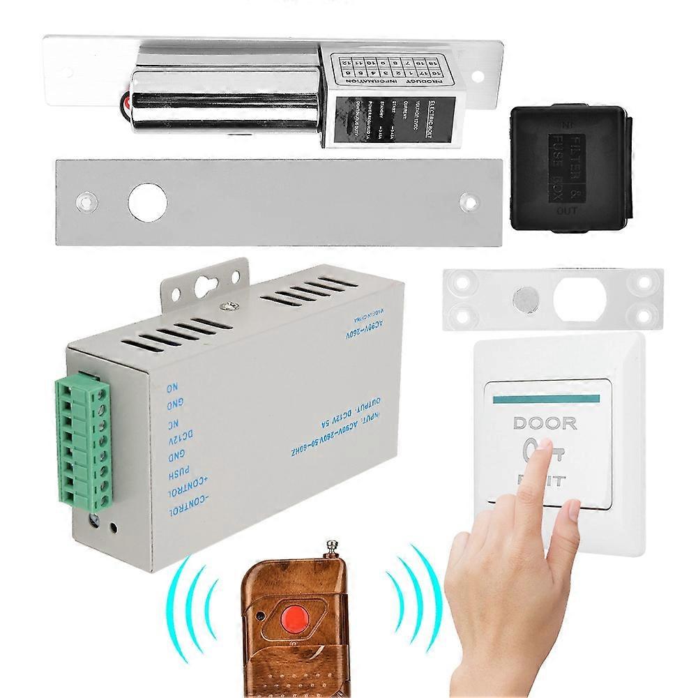 Two wire Electric Lock Access Control Wireless Receiver Door Entry ...