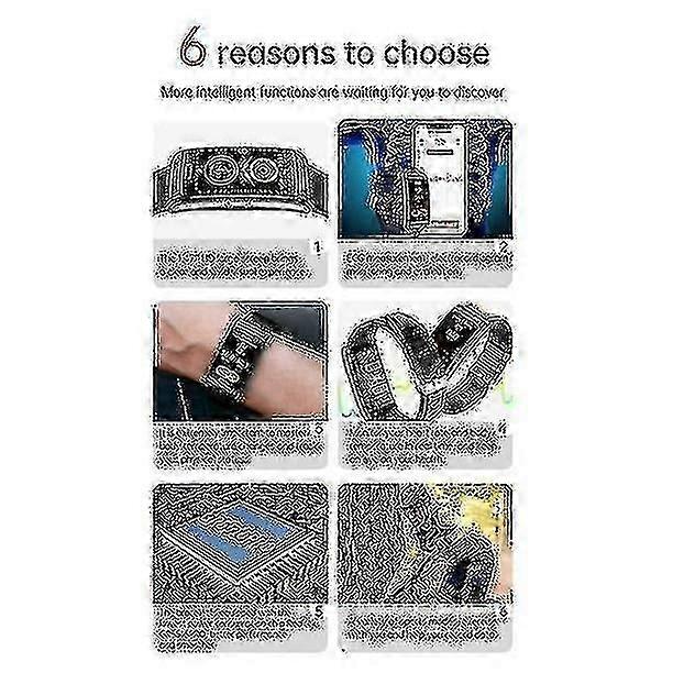 Non-Invasive Blood Glucose Monitoring Watch with Heart Rate and Body ...