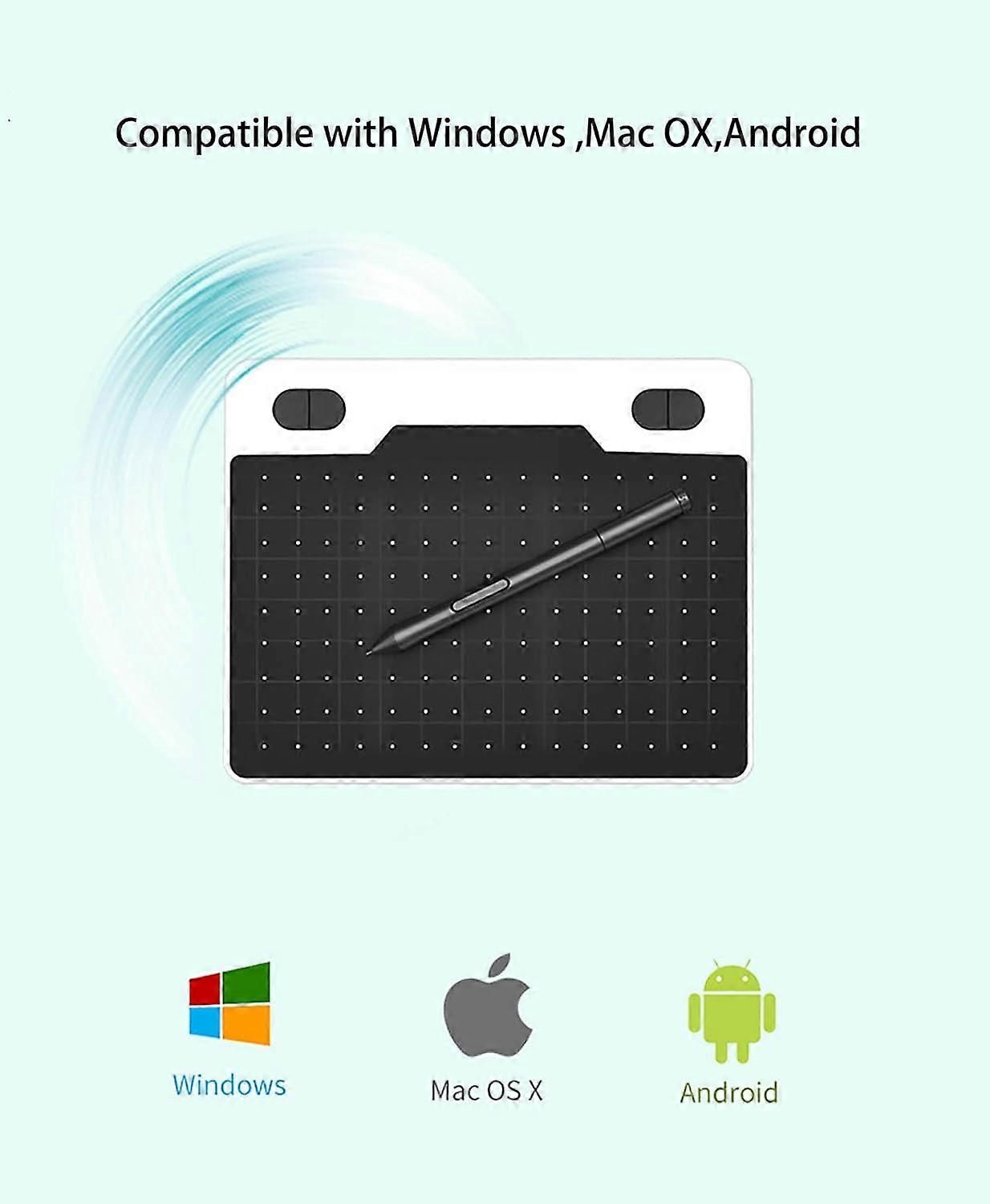 Graphics Tablet Digital Drawing Tablet for PC with Phone Connected ...