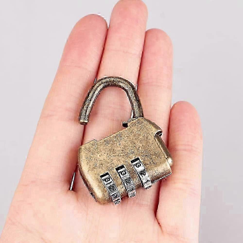 Retro Combination Lock Digital Number Code Lock Creative Handbag Shape ...