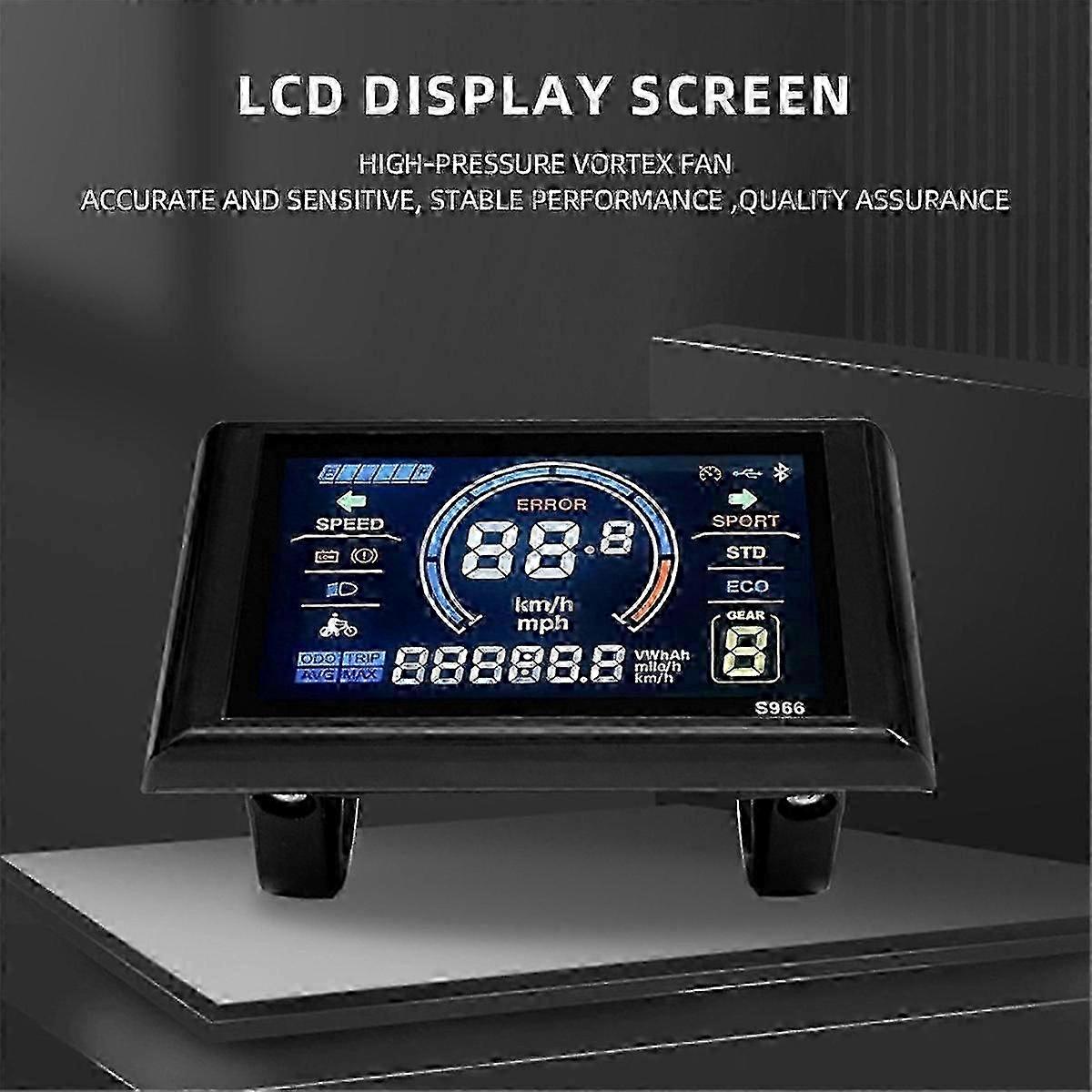 2025 Ebike Lcd Display 24-72v 5pins Lcd-s966 Smart Color Screen ...