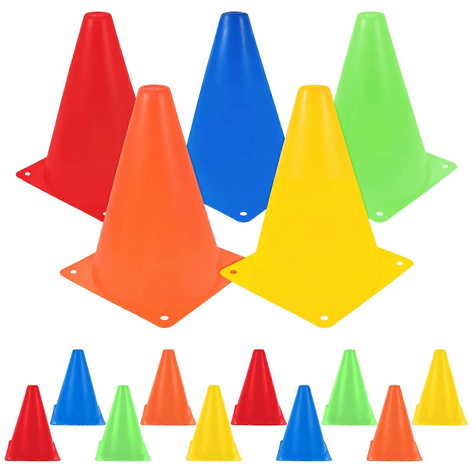 15pcs Mini Training Cones Small Plastic Agility Cones for Kids Soccer ...