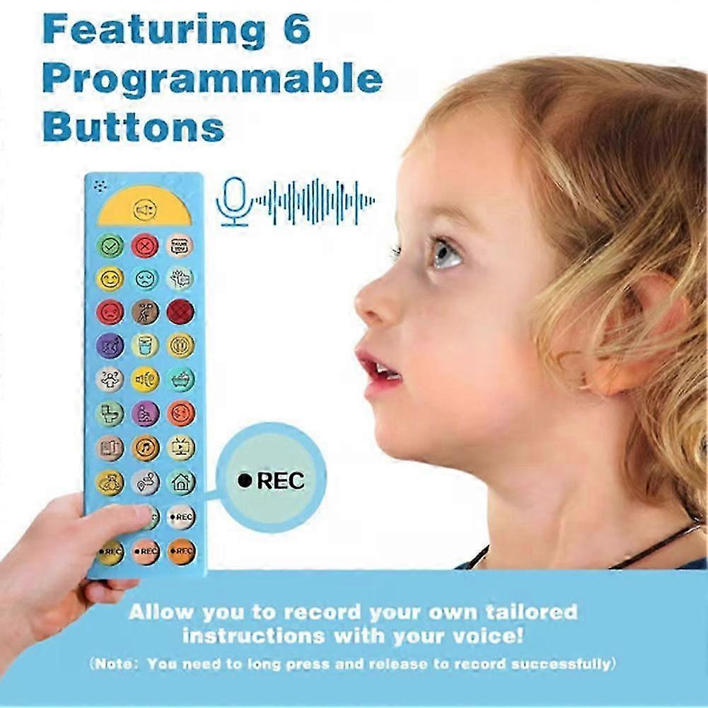 AAC Device for Autism - 6 Programmable Buttons, Adjustable Volume ...