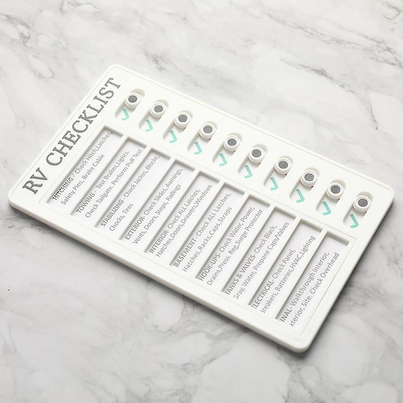 Memo Plastic Board Chore Chart Reusable Checklist Daily Planner ...