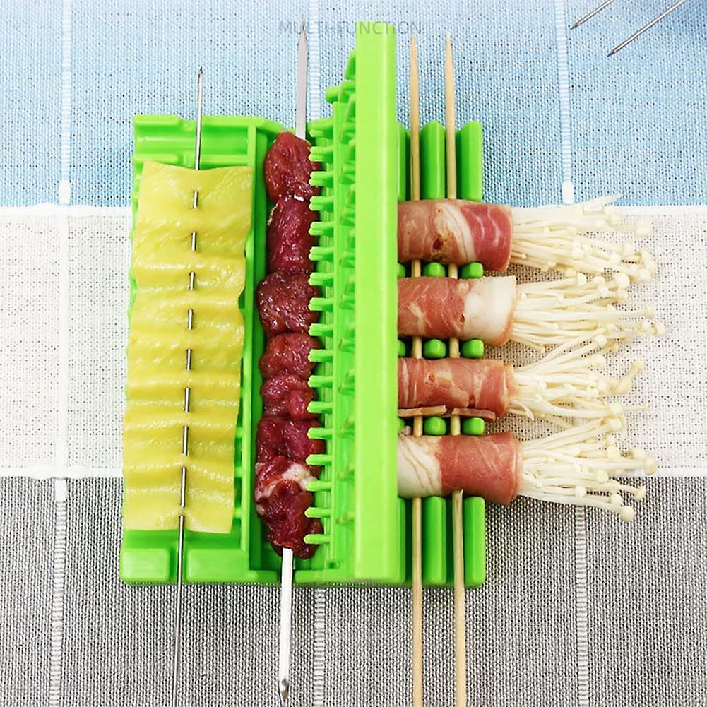 Multifunction Barbecue Meat Skewer Machine Quick Portable Meat Skewer ...