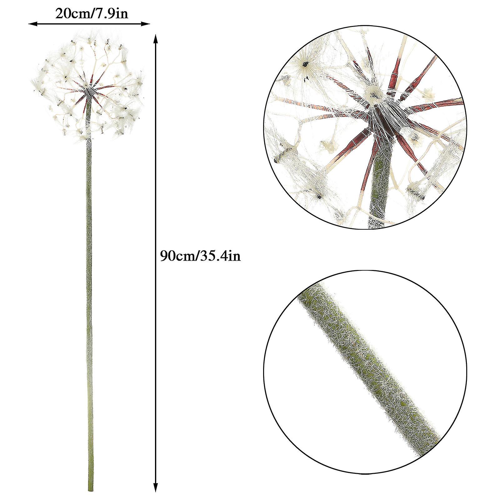 Konstgjord blomma maskros simulering maskros blomma plast järntråd för ...
