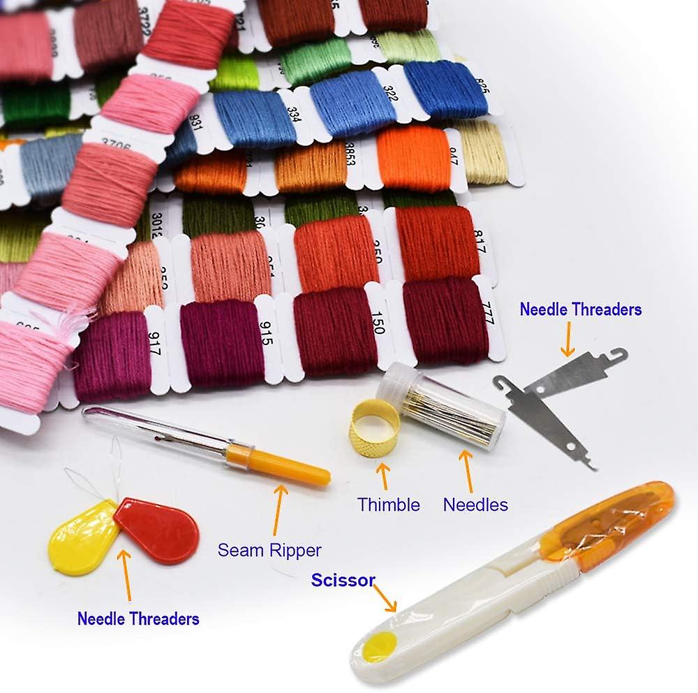 Embroidery Floss Cross Stitch Cotton Threads Bracelet String With ...