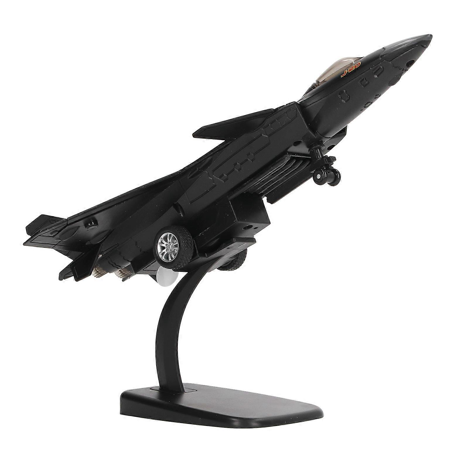 Metal Plane Model Crafted with Stand Accessories Decorative Alloy Metal ...