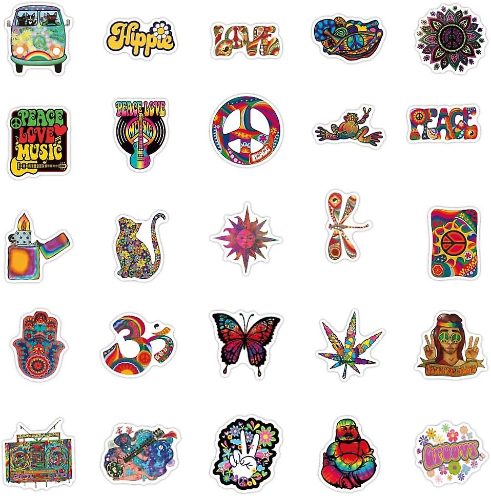 Hippie Psychedelic Stickers,trippy Stickers For Adults,cool Sticker ...