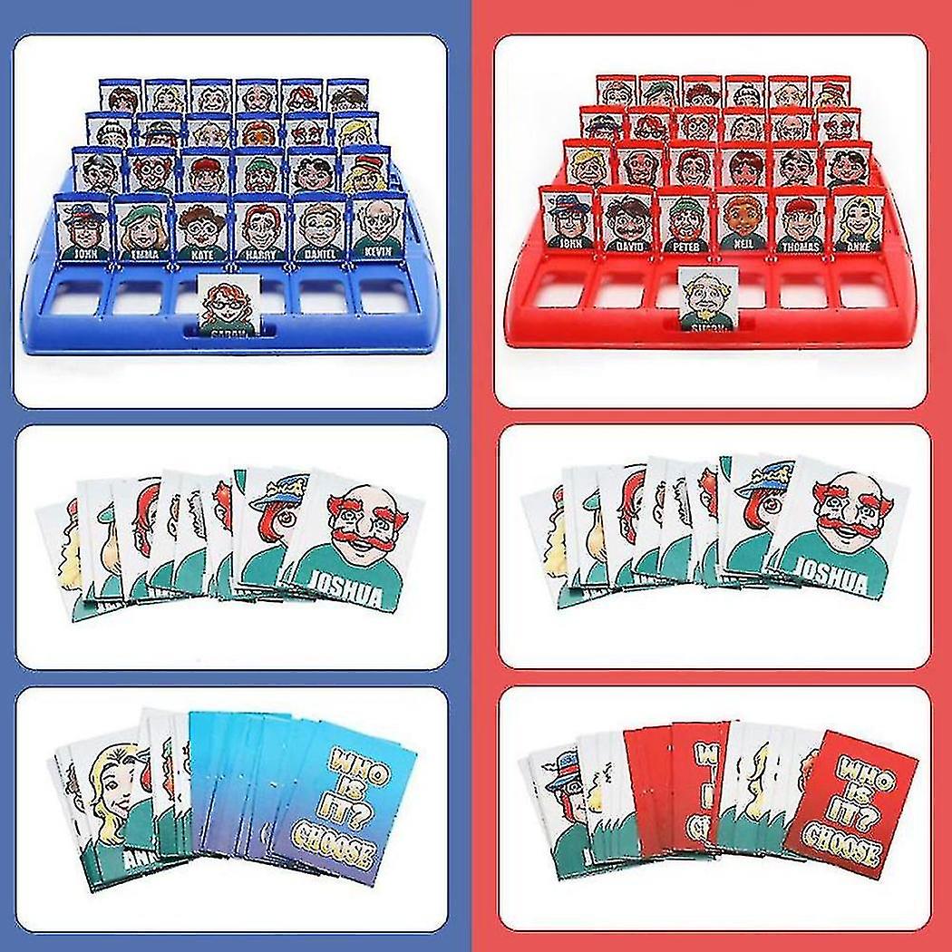 Who Is It Board Game Funny Guess Who Cards Game Toys Desktop ...