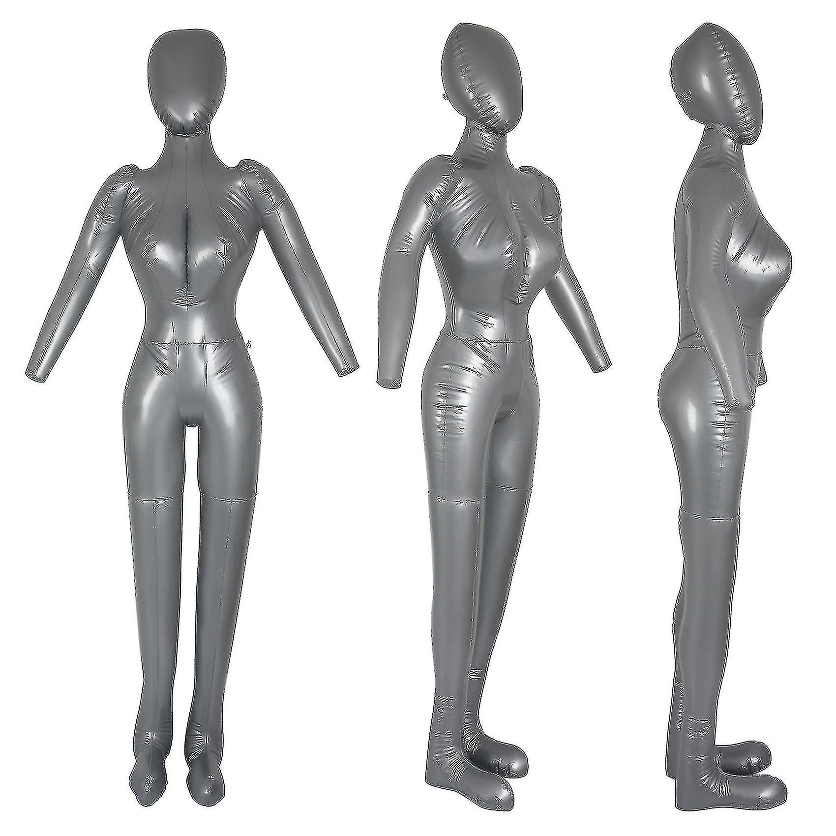 Inflatable Full Body Female Model With Arm Ladies Mannequin Window ...