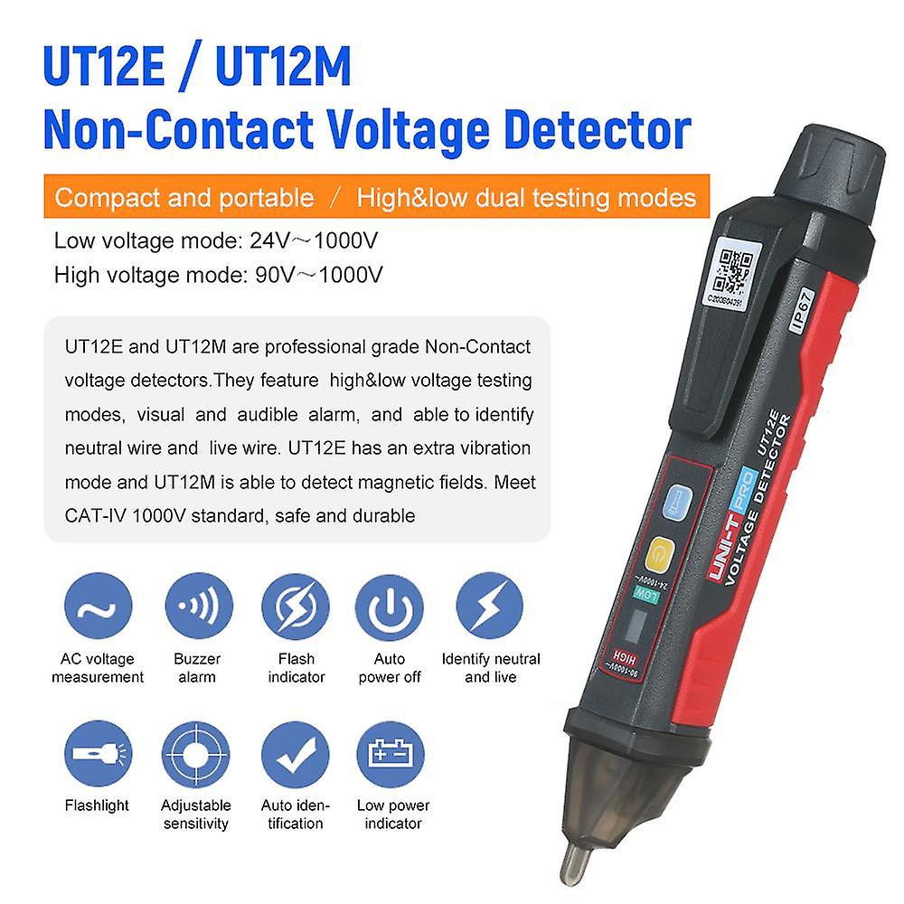 Uni-t ut12e ac Detektor Meter 24v-1000v berührungslose Tester Stift ...