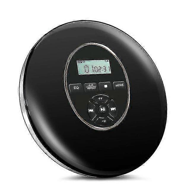 Round Style Portable Cd Player Headphone Hifi Music Reproductor Cd ...