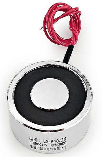 Metal 30kg electric lift magnet Fixed electromagnet 12V DC | Fruugo UK