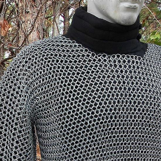 Battle Ready Medieval Habergeon Chainmail Armor Coif Set | Fruugo UK
