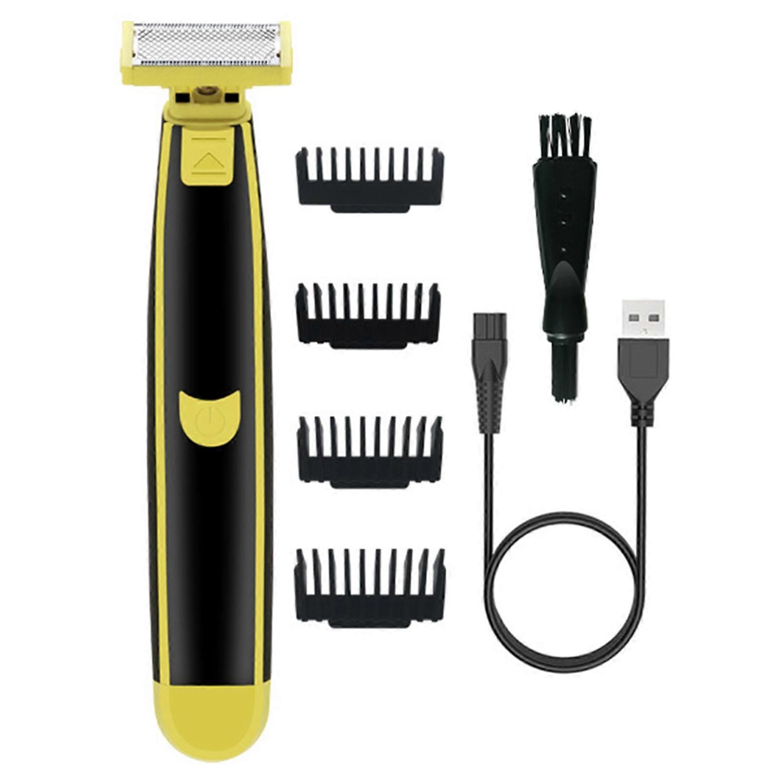 Men's Wireless Electric Shaver for Body Hair Waterproof Full Body ...