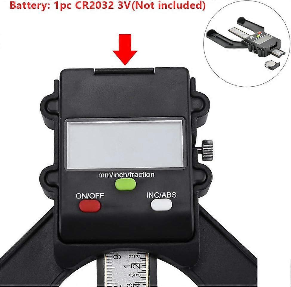 0-80mm Digital Depth Gauge with Magnetic Self-Standing Feet, INC/ABS ...